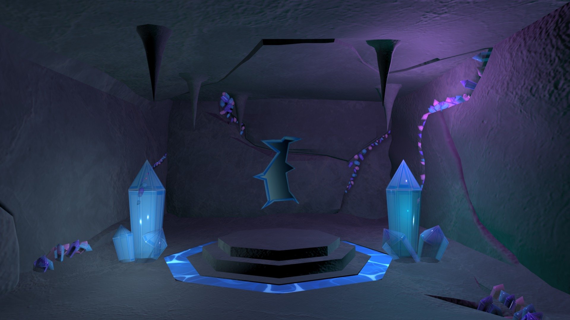 Crystal Cave - Download Free 3D model by jone1853 [792b962] - Sketchfab