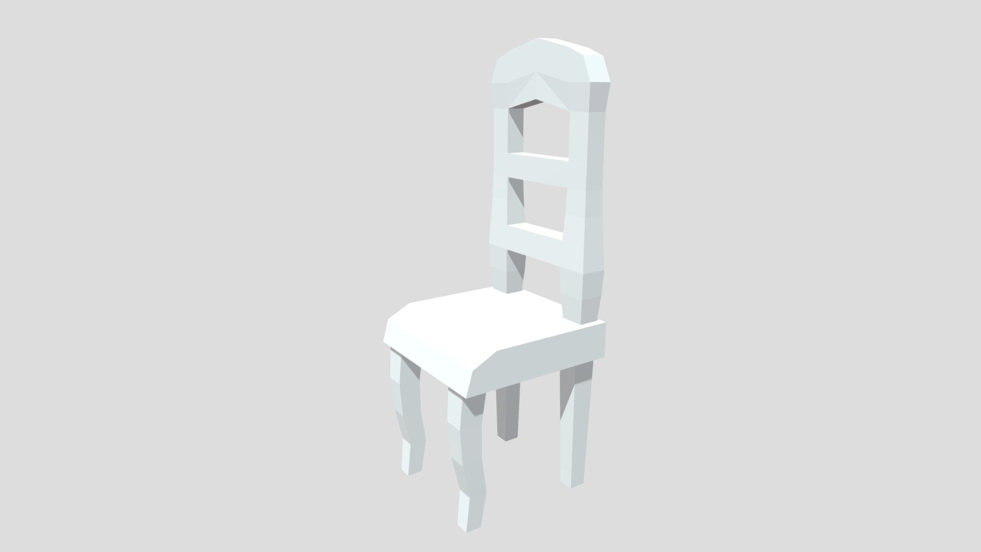 Low Poly Chair - Download Free 3D model by singingstranger [792c364 ...