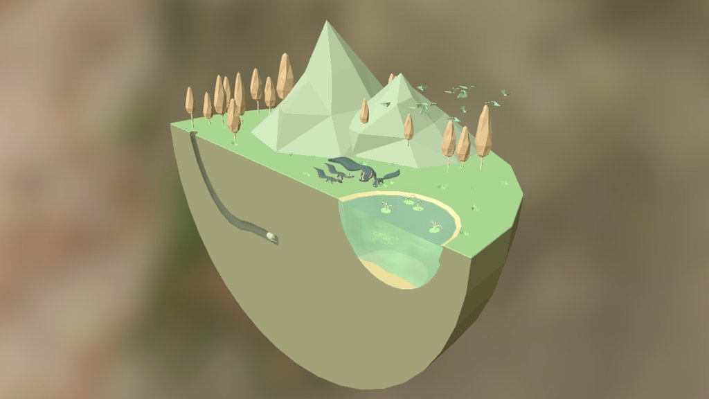 Alien Terrarium - 3D model by blayapapaya [792c715] - Sketchfab