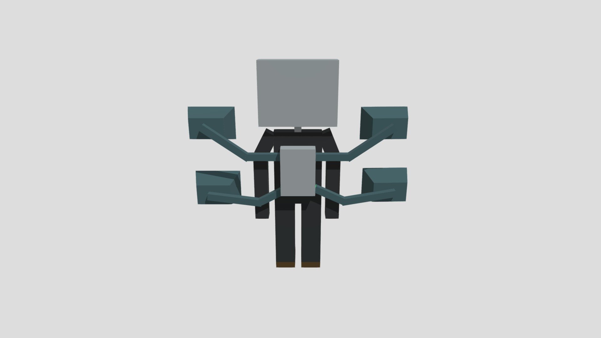 Large Tv Man - Download Free 3D model by arthurbazoni111 [792cd46 ...