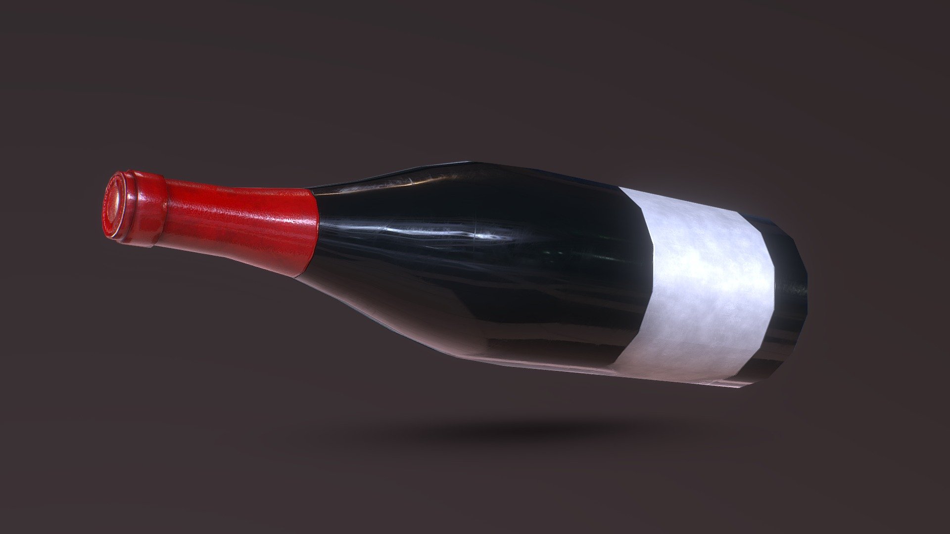 Wine Bottle - Download Free 3D model by Sean Thomas (@foon.) [792dbf6 ...