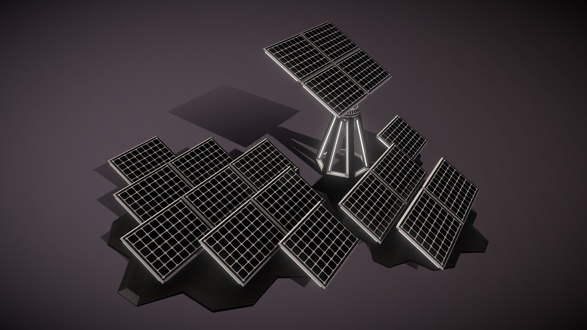 Solar Panels - Download Free 3D model by MRowa [792ee69] - Sketchfab