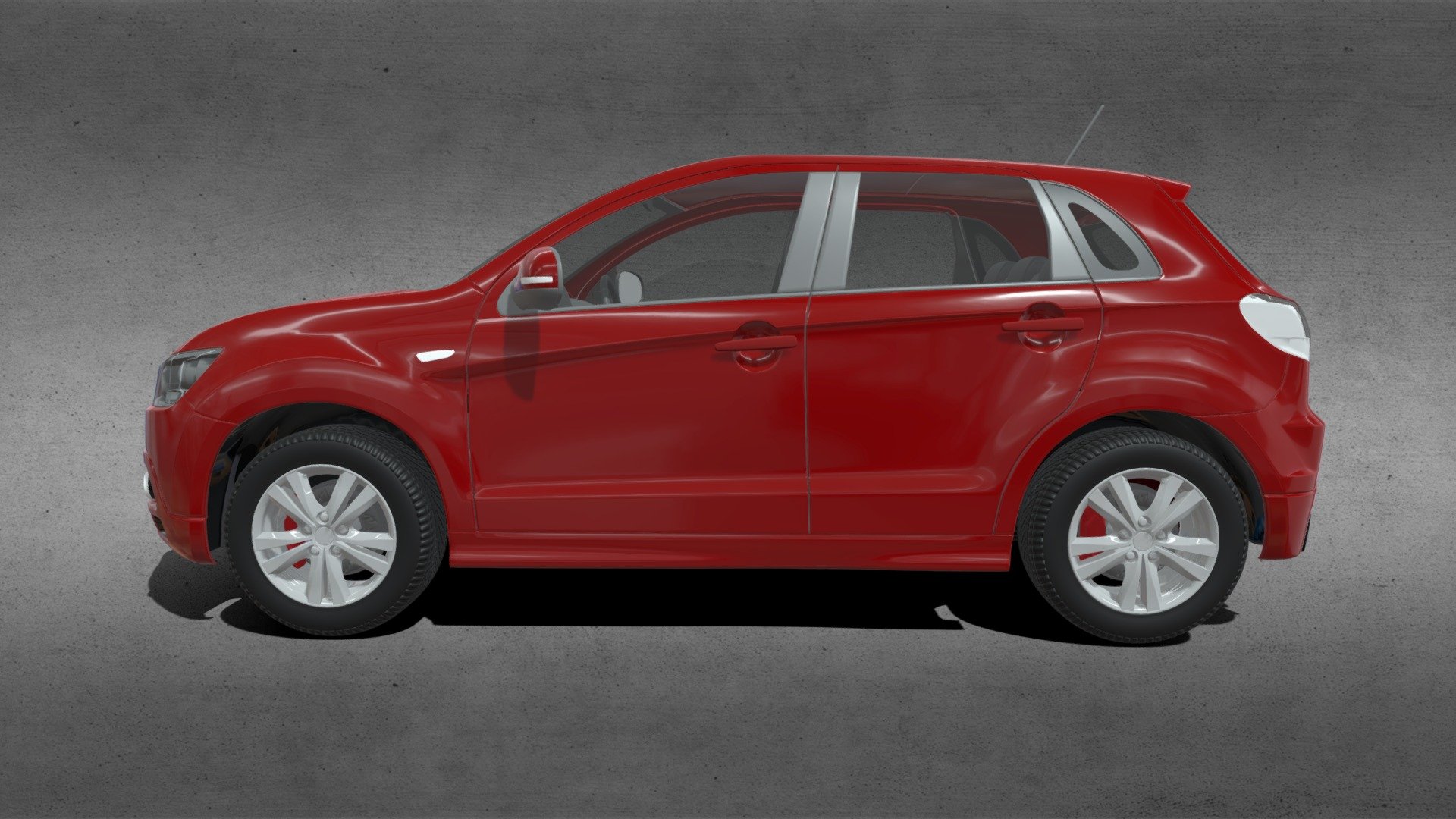 Mitsubishi ASX - Download Free 3D model by mamont nikita ...