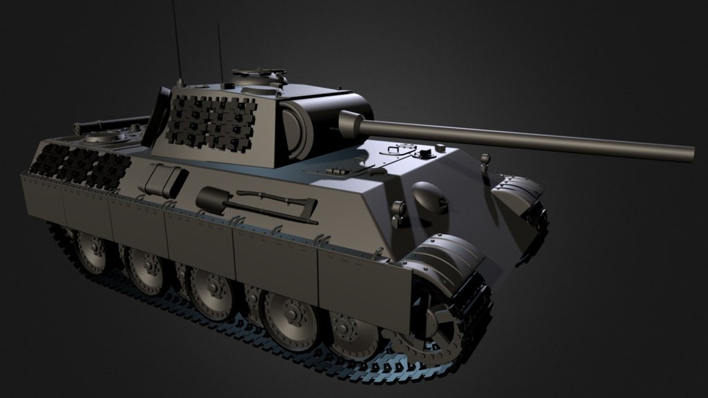 Panther Tank Update - Download Free 3D model by ironcladmax501 [79306e0 ...