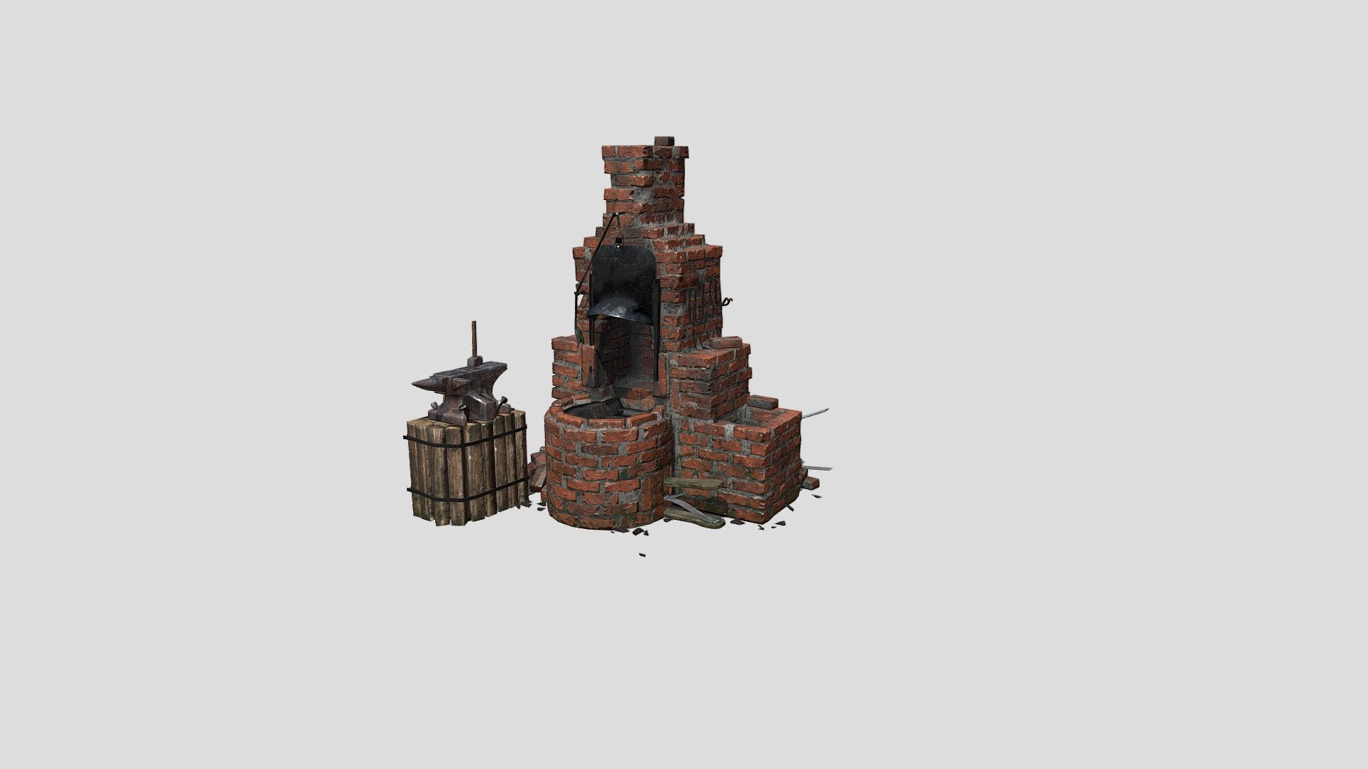 Soot Stained Forge - 3D model by R. Levi Siewert (@siewertlevi ...