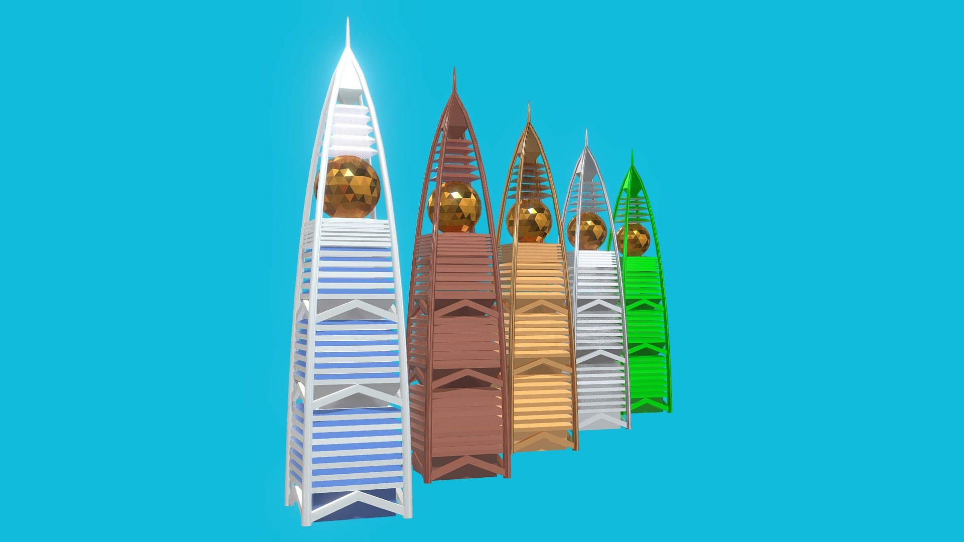 Al Faisaliyah Tower Landmark - 3D model by Osama Nehad ...