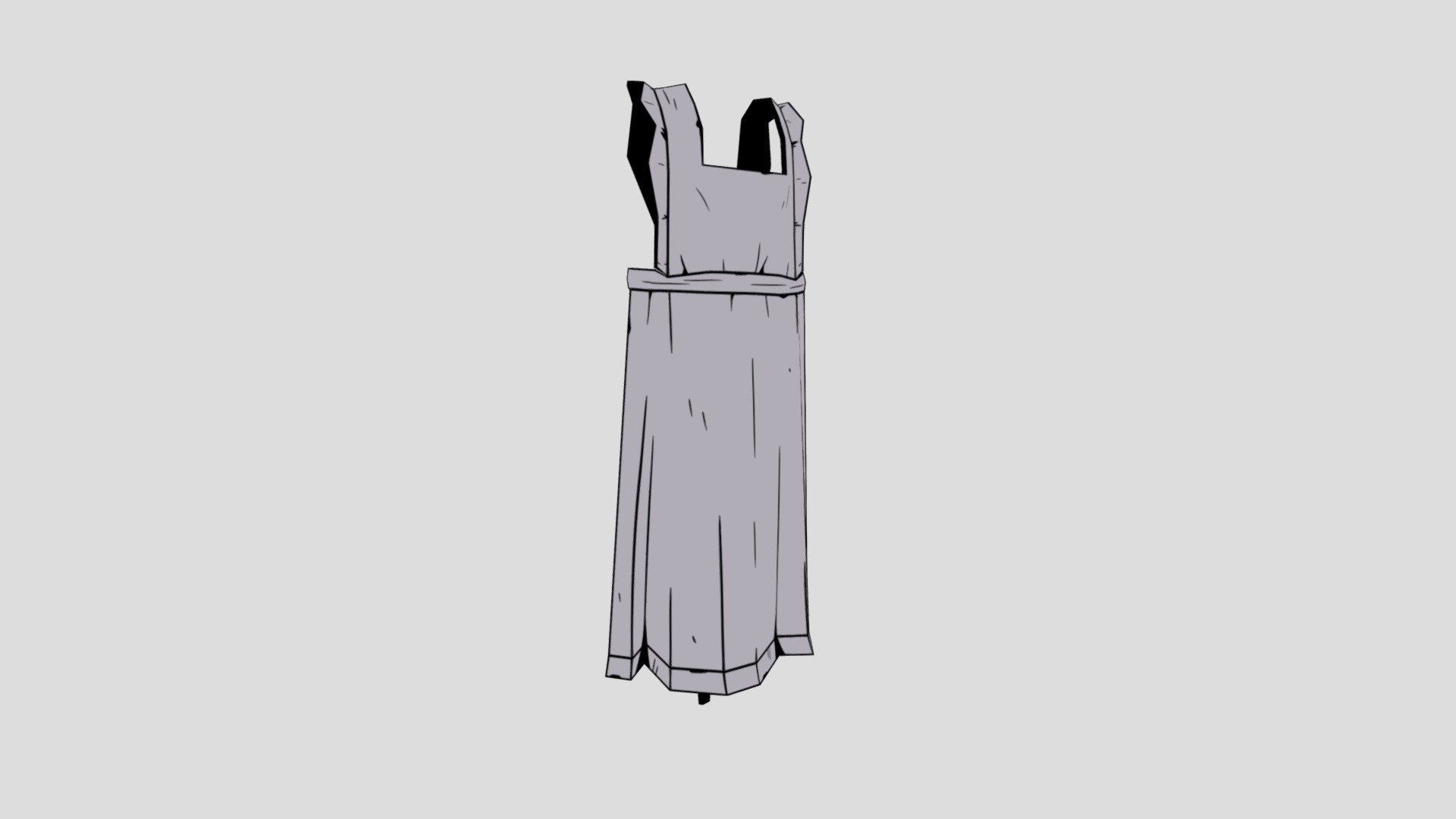 Stylized Hanging Maid's Apron - 3D model by Redmond O'Kelly (@RedmondOkelly) [7938936] - Sketchfab