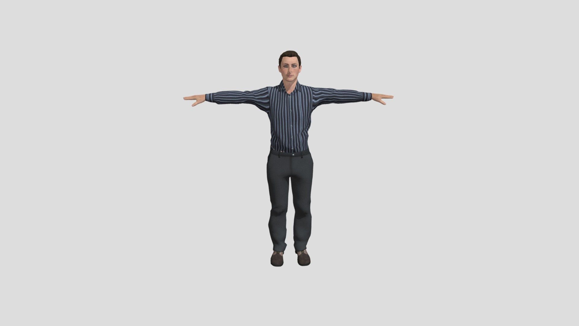 Male civilian v2 - Download Free 3D model by Michael Constantine ...