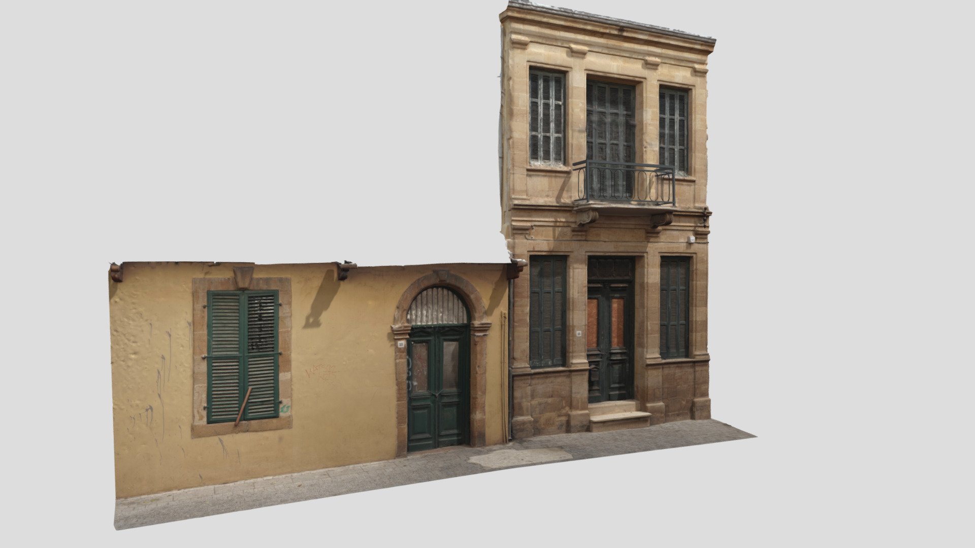 Limestone Traditional Facade - 3D model by inicosia_cyens [793ada3 ...