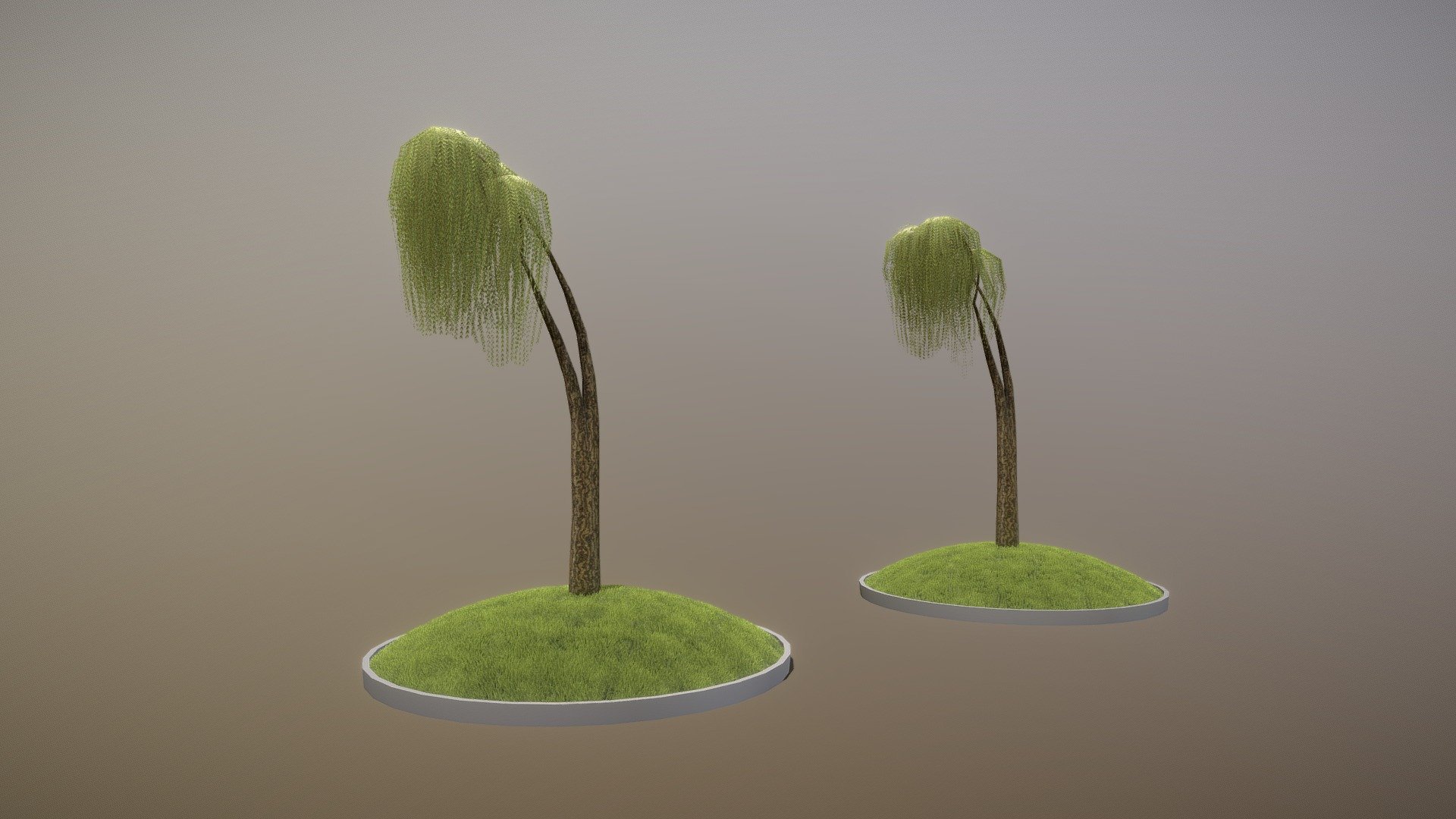 Low-Poly Silver Willow Version 2 - Buy Royalty Free 3D model by VIS-All ...