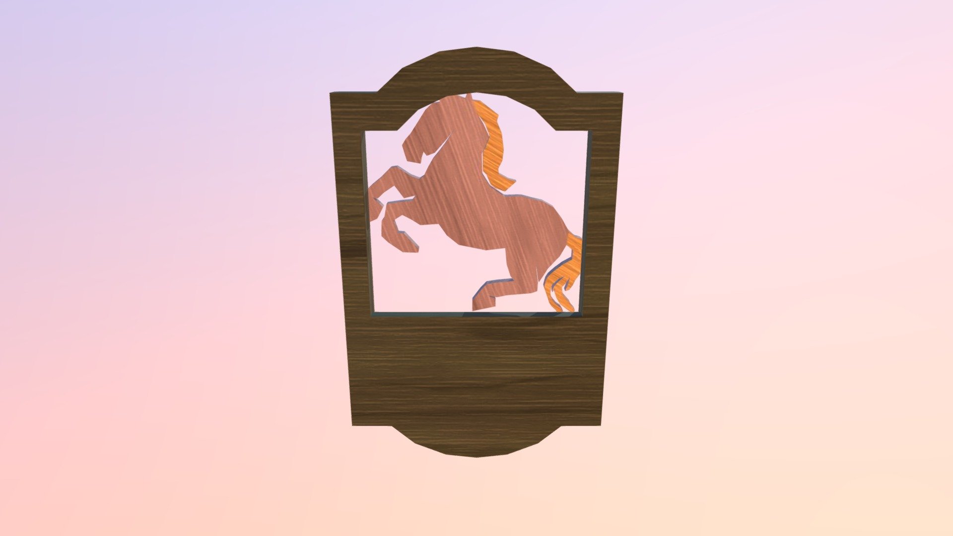 Prancing Pony sign - 3D model by jackwiltshire [793e8ad] - Sketchfab