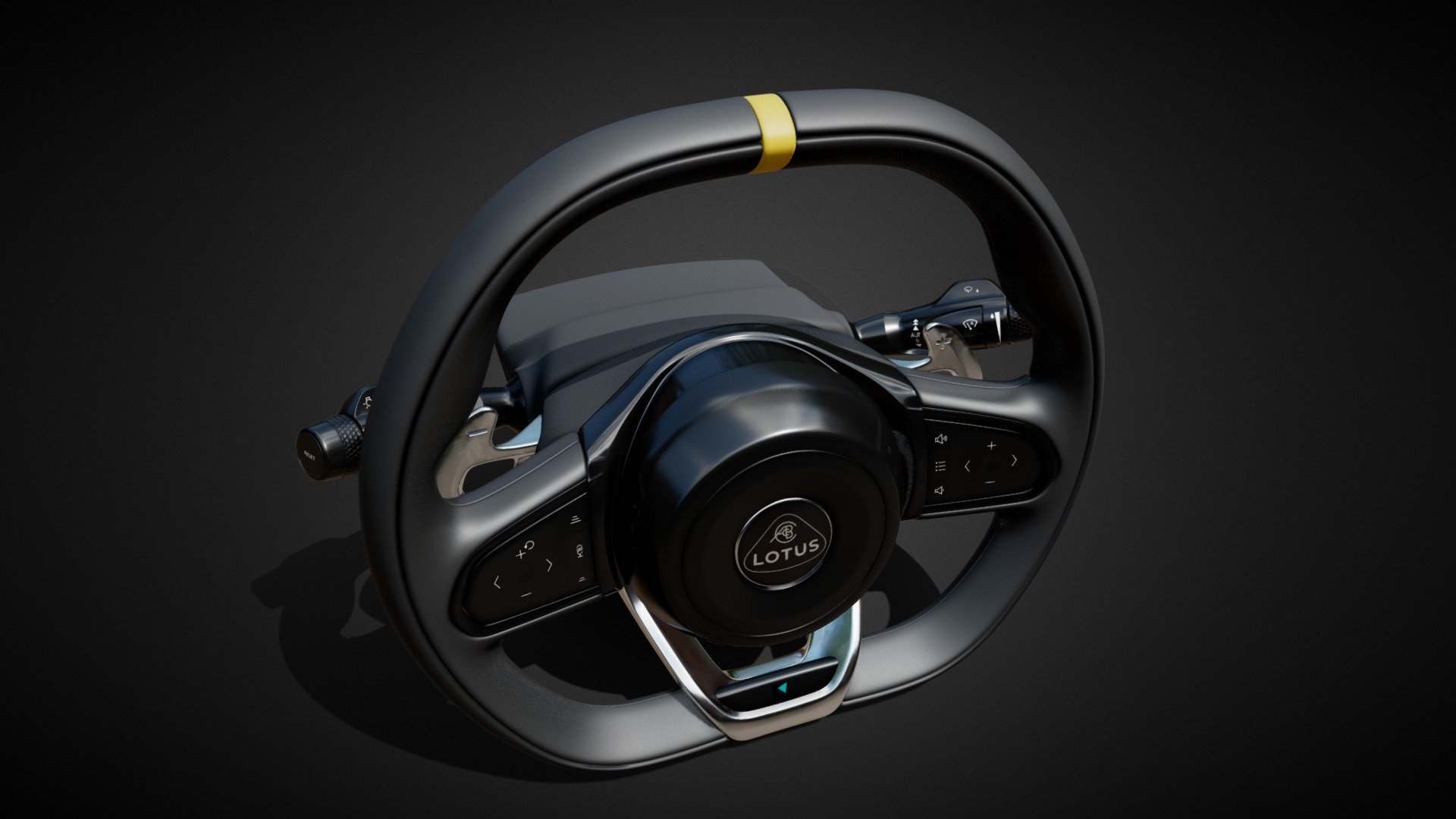 Lotus Emira steering wheel black leather - Buy Royalty Free 3D model by ...