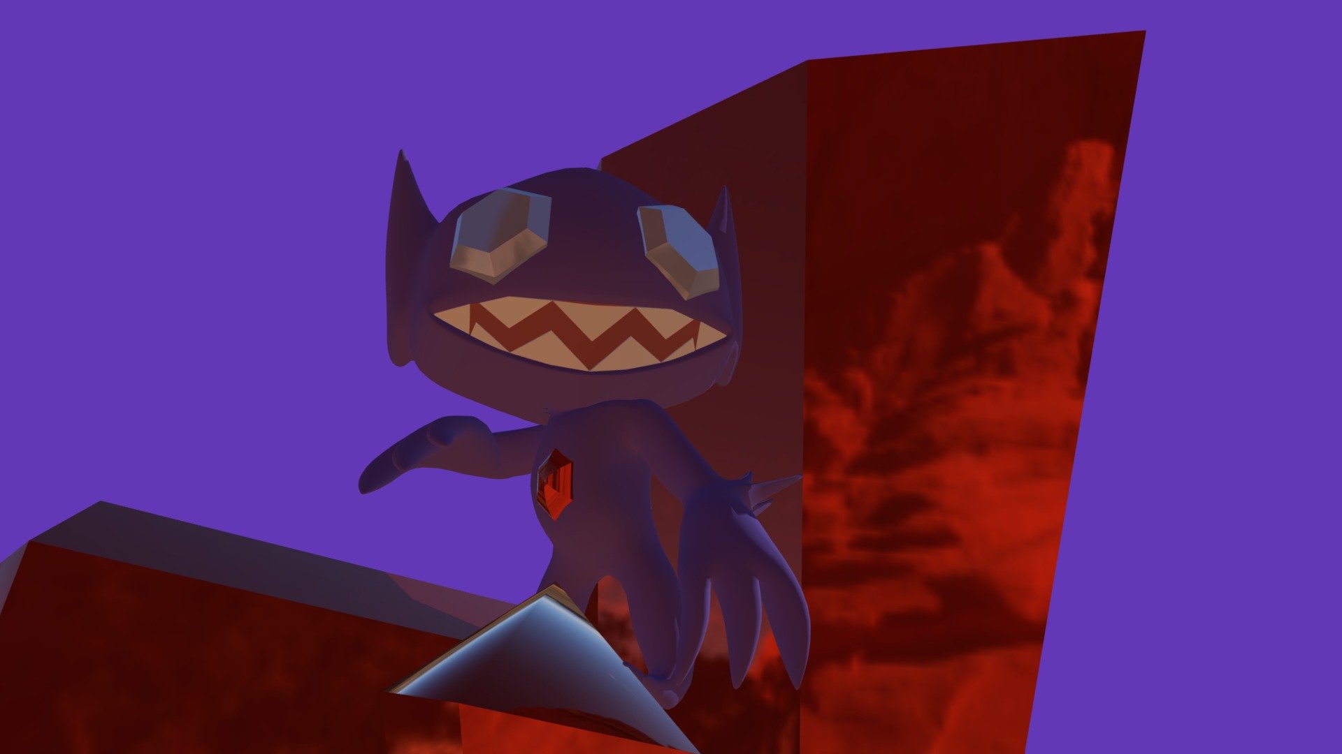 sableye - 3D model by Proto (@Protom0n) [793fe96] - Sketchfab