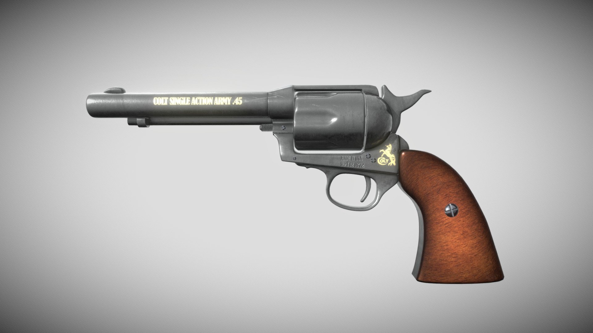 Colt Peacemaker - 3D model by Federico Oviedo (@Federico.Oviedo ...