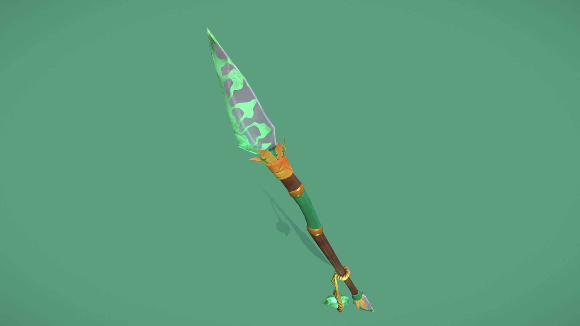 SPEAR STAFF | Magic Spear Weapon, Stylized - Buy Royalty Free 3D model ...