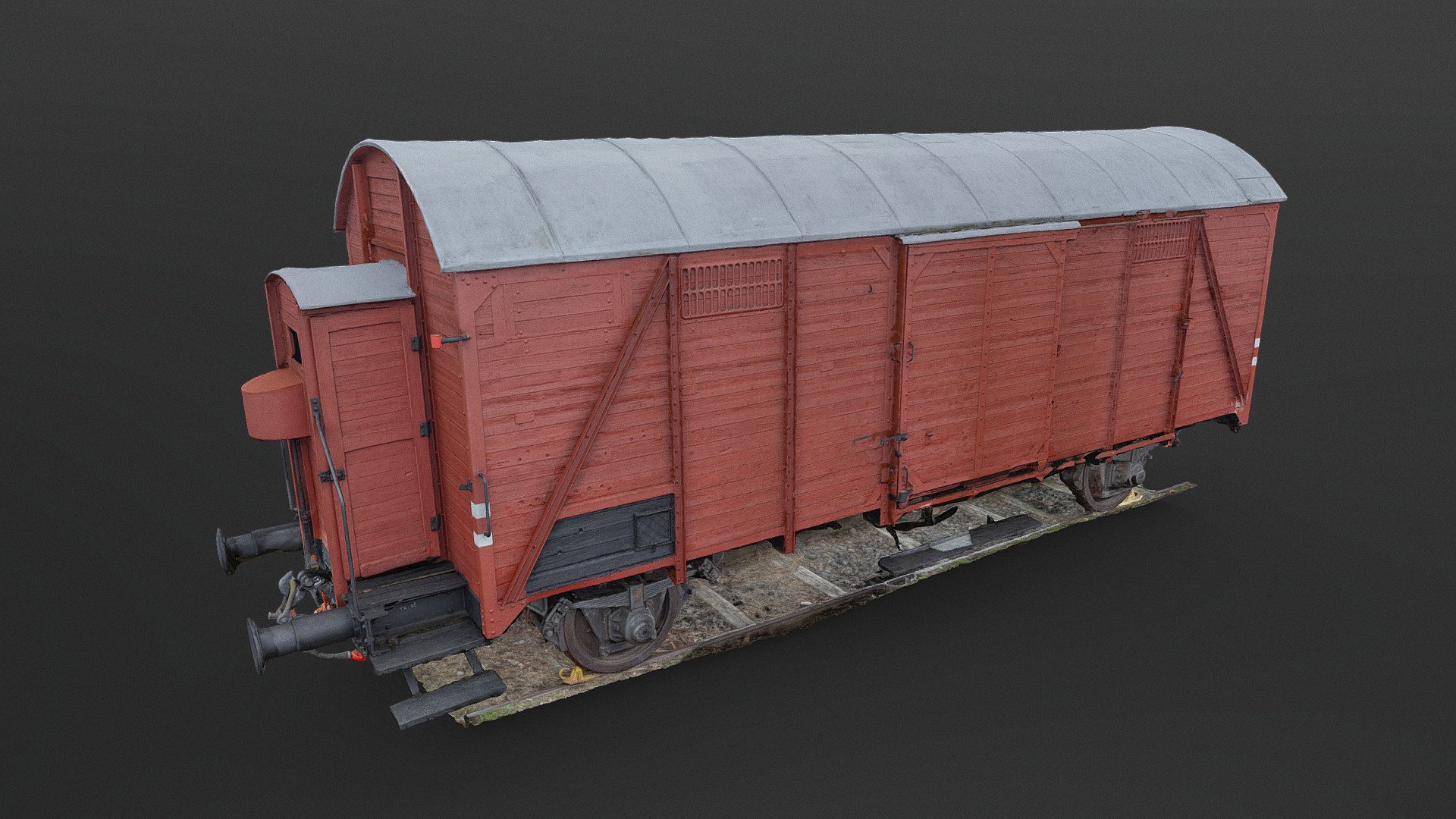 Red Train transporter wagon - Buy Royalty Free 3D model by matousekfoto ...