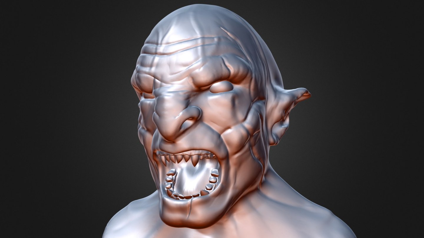 Azog Fan Art - 3D model by TheoLarsonneur (@tryton) [7947276] - Sketchfab