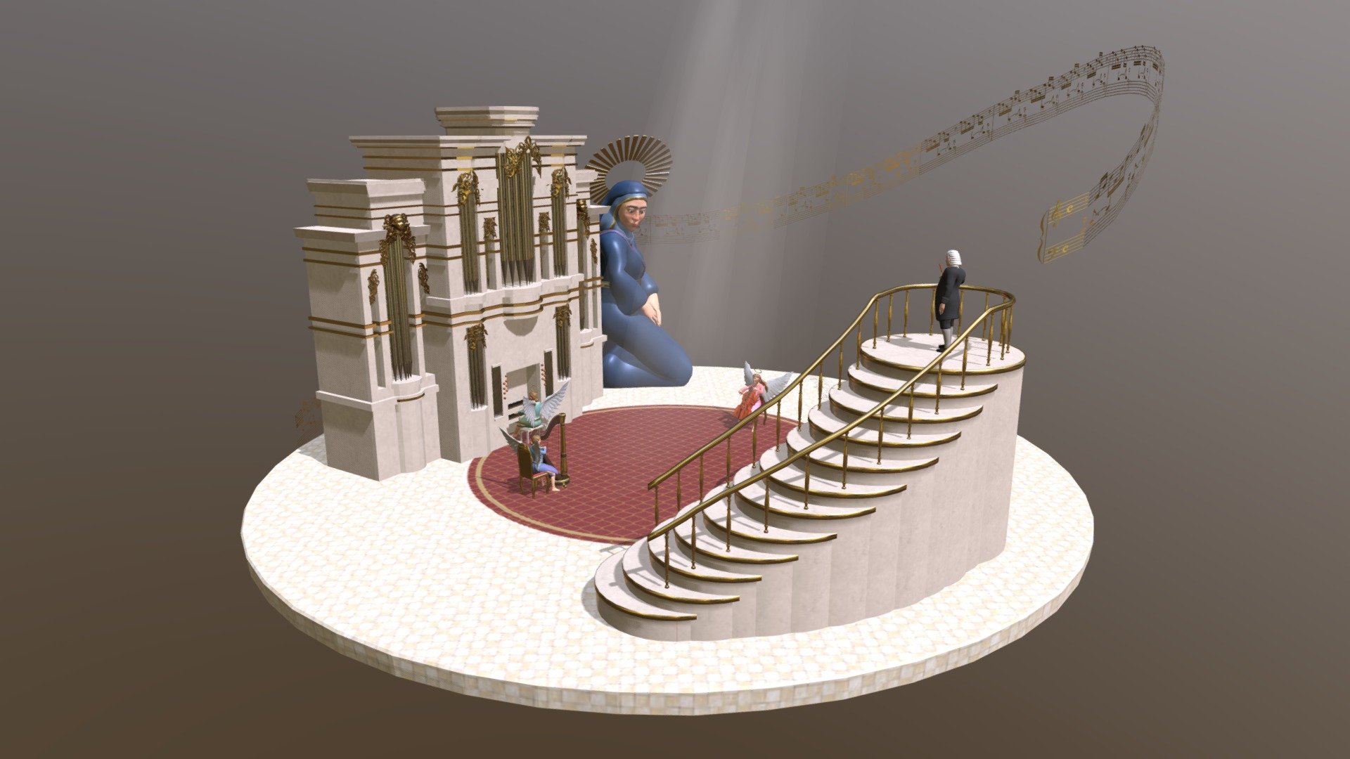 Bach Musicorama - 3D model by Ludigos (@Ludigos) [79478ed] - Sketchfab