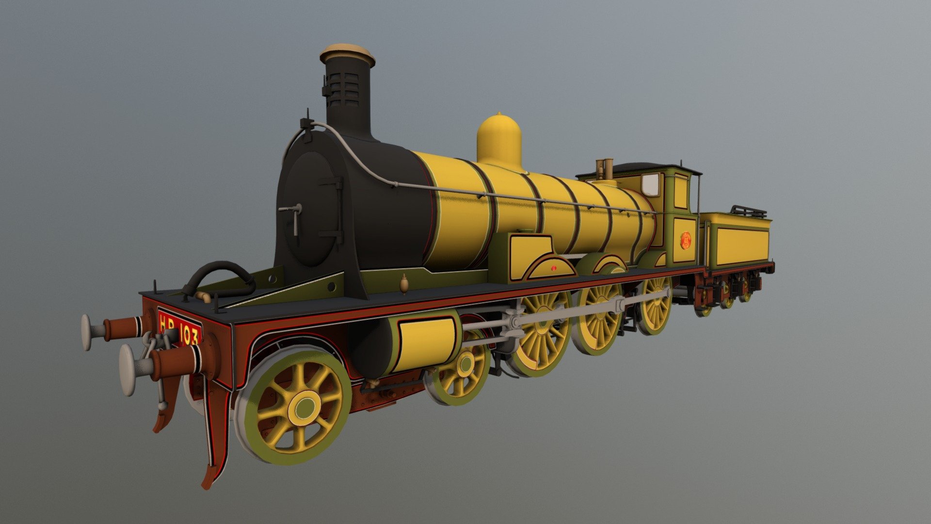Highland Railway Jones Goods No. 103 - 3D model by Cameron Scott ...