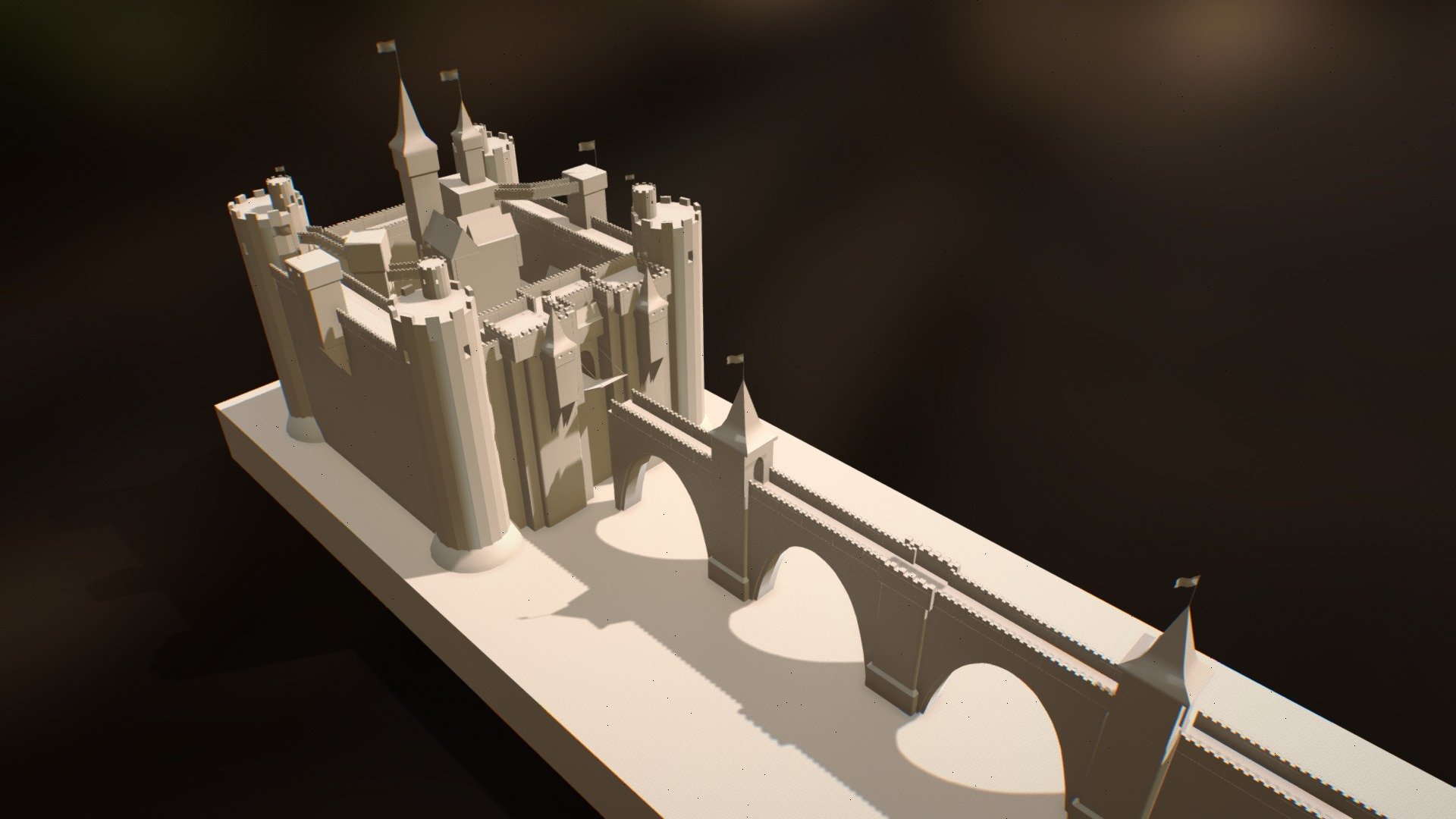 Castle - Download Free 3D model by kadoetsie [794b698] - Sketchfab