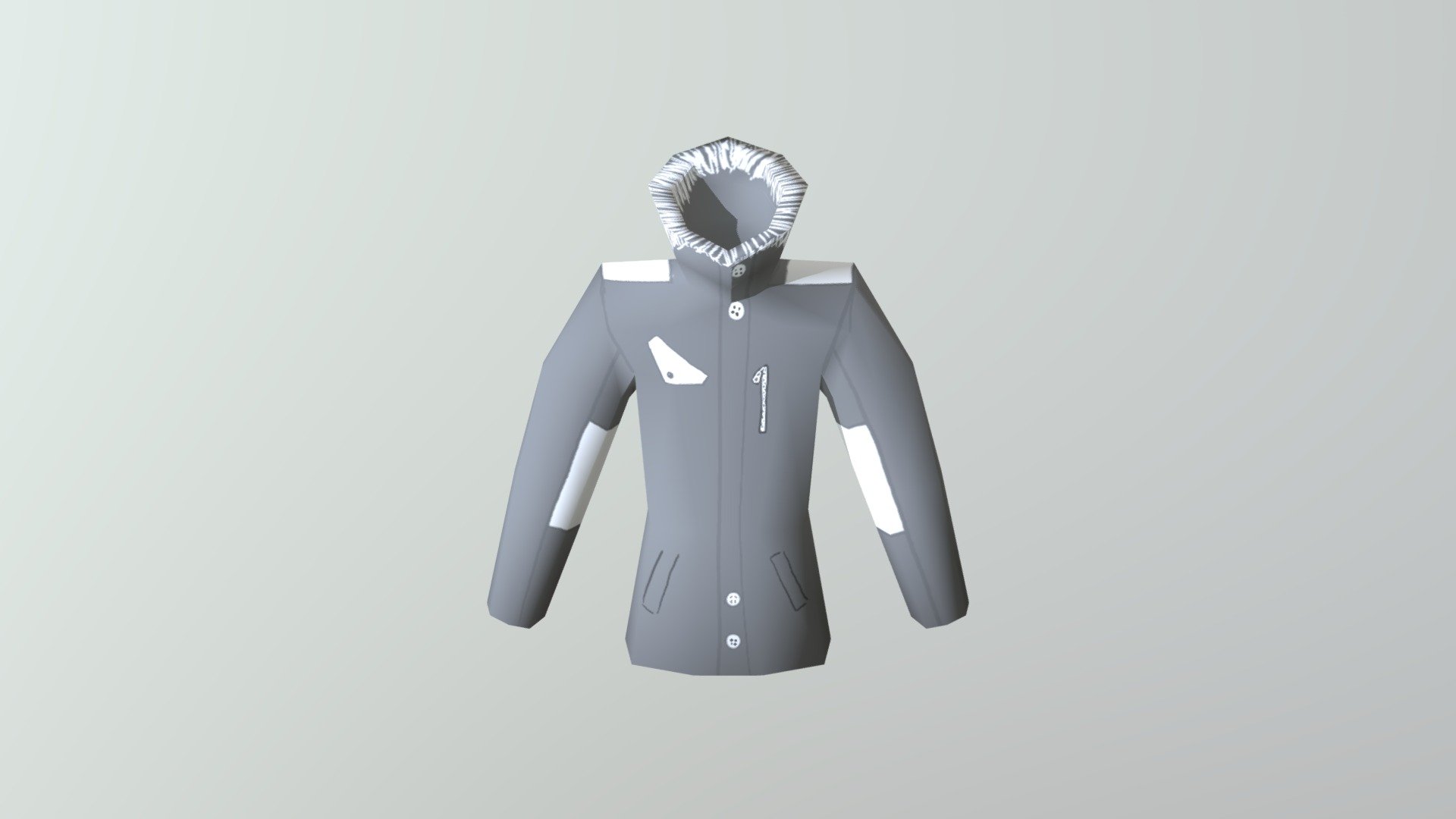 Winter coat - 3D model by Aurelio Maldonado (@Sabandija) [794bc58 ...