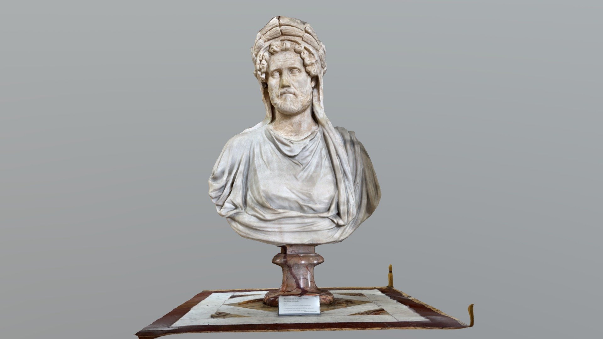 Portrait de Lucius Verus en frère Arvalle - Download Free 3D model by ...
