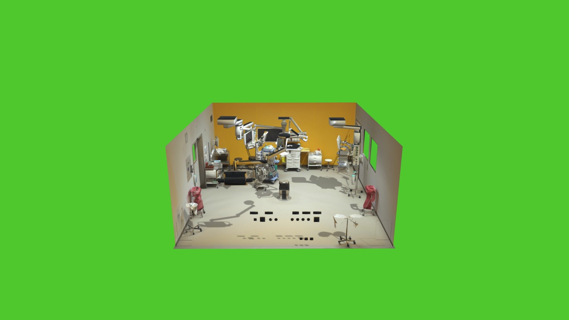 charite_university_hospital_-_operating_room - Download Free 3D model ...