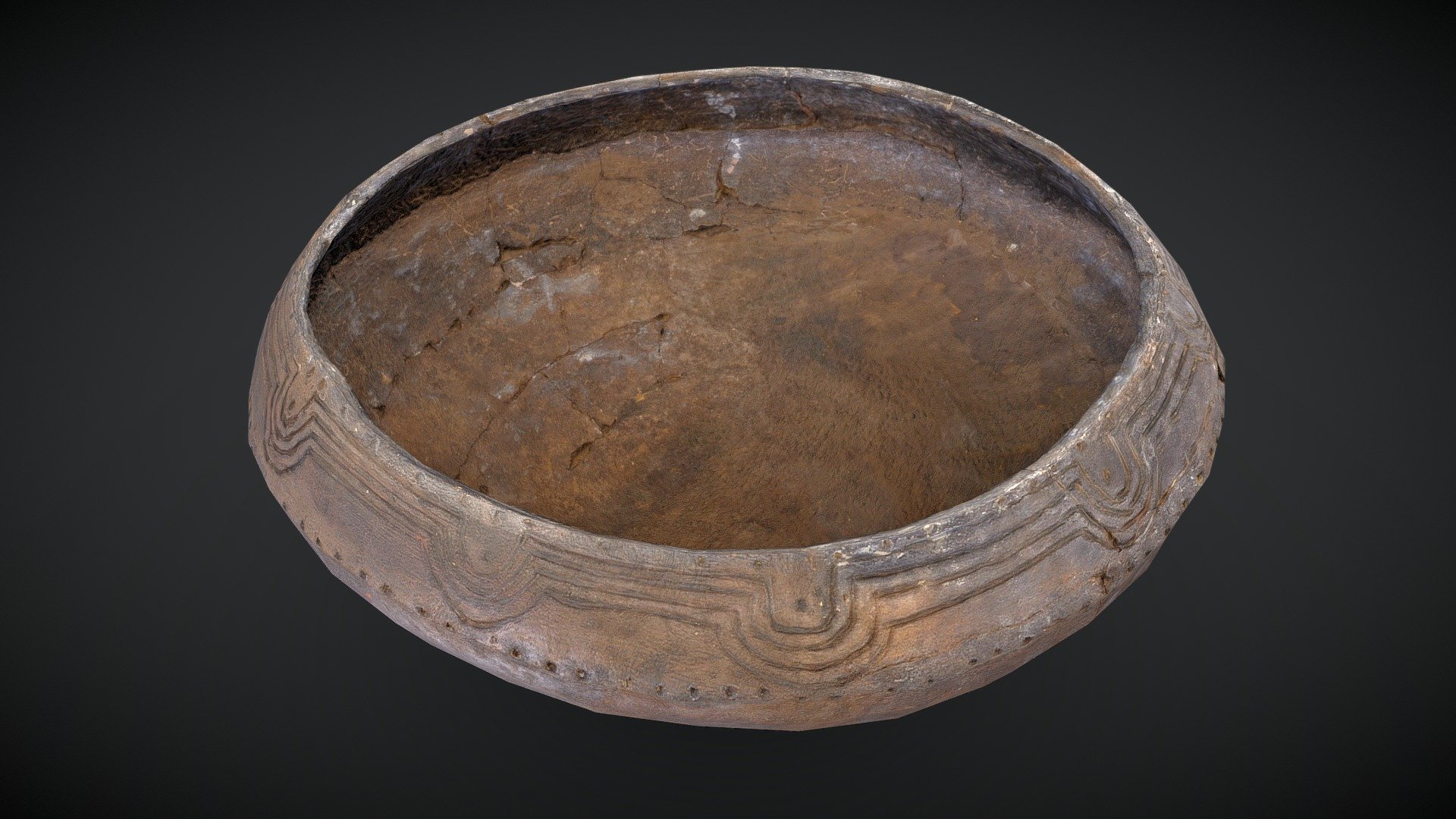 Ancient ceramic bawl - Buy Royalty Free 3D model by Realtime ...
