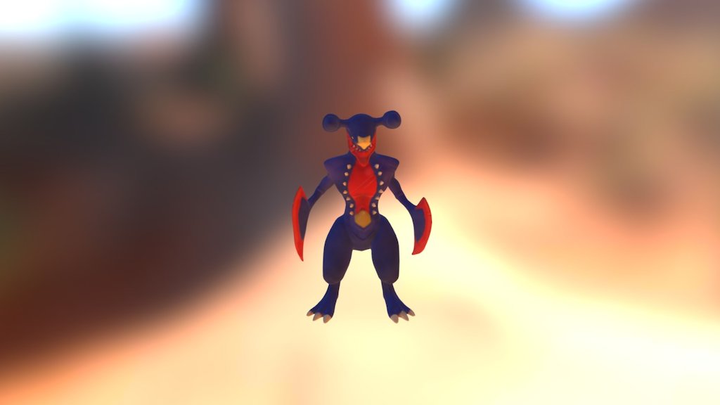 Garchomp - 3D model by Sampo (@pellemasi) [7950530] - Sketchfab