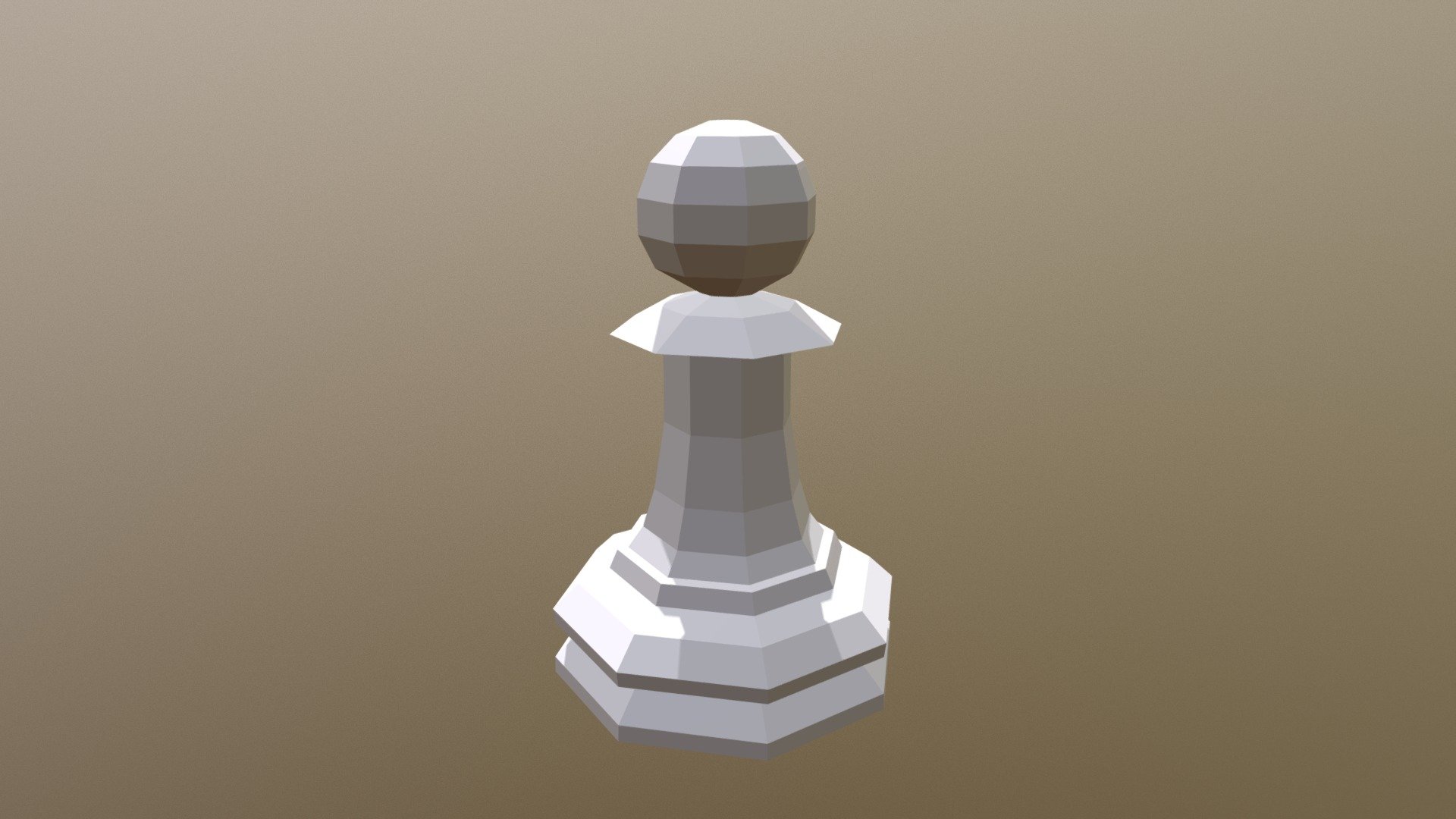 Low Poly Pawn - 3D model by sgtscruggs [79512db] - Sketchfab
