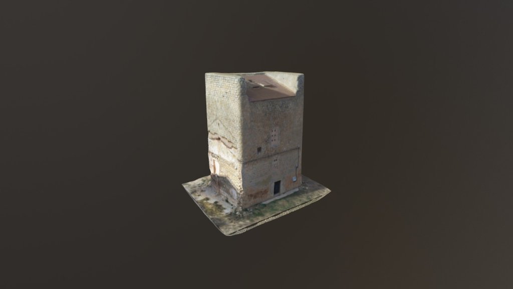 Torreón de Villanueva de Zamajón - 3D model by Arecoarqueologia (@juanpeareco) [7951b64] - Sketchfab