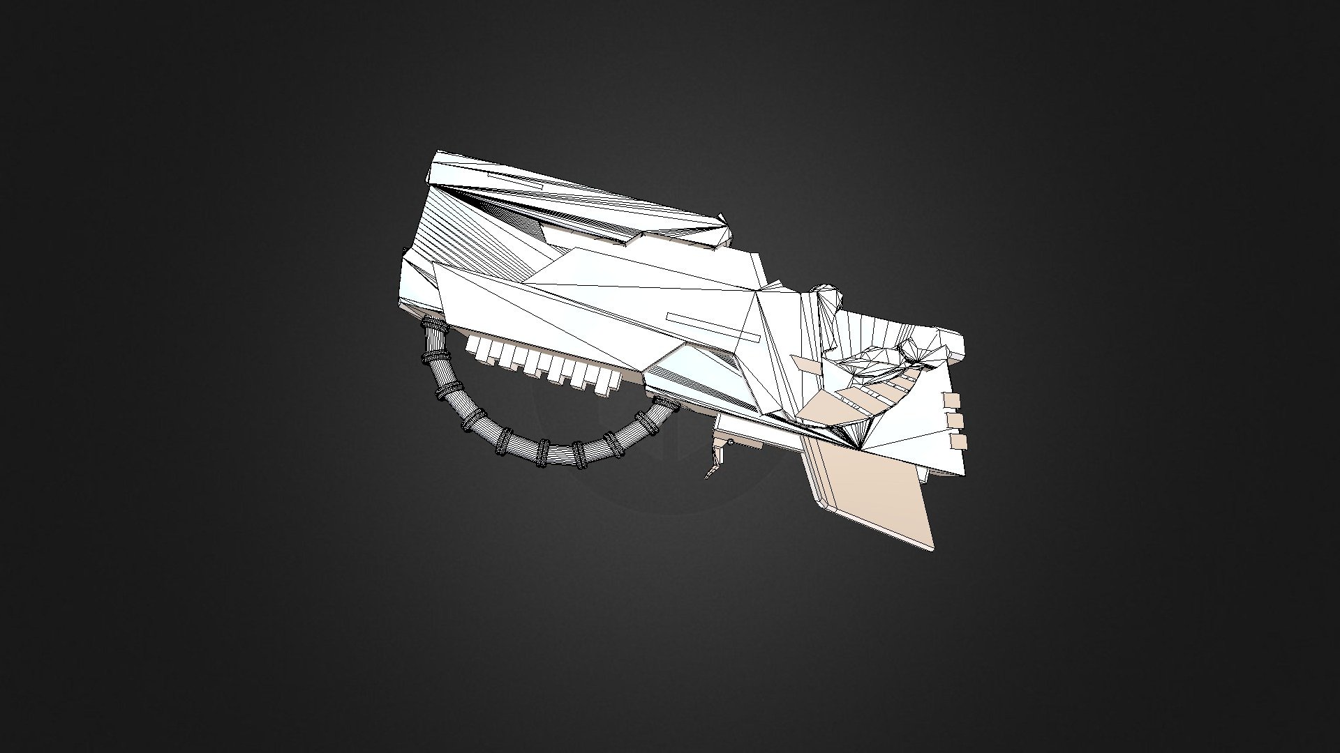 The Shimmering Shadow Cannon - Download Free 3D model by Adrian Corvus ...