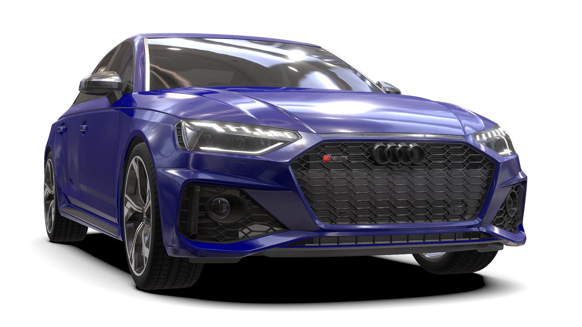 Audi RS4 Sedan 2020 - 3D model by autoactiva [79536eb] - Sketchfab