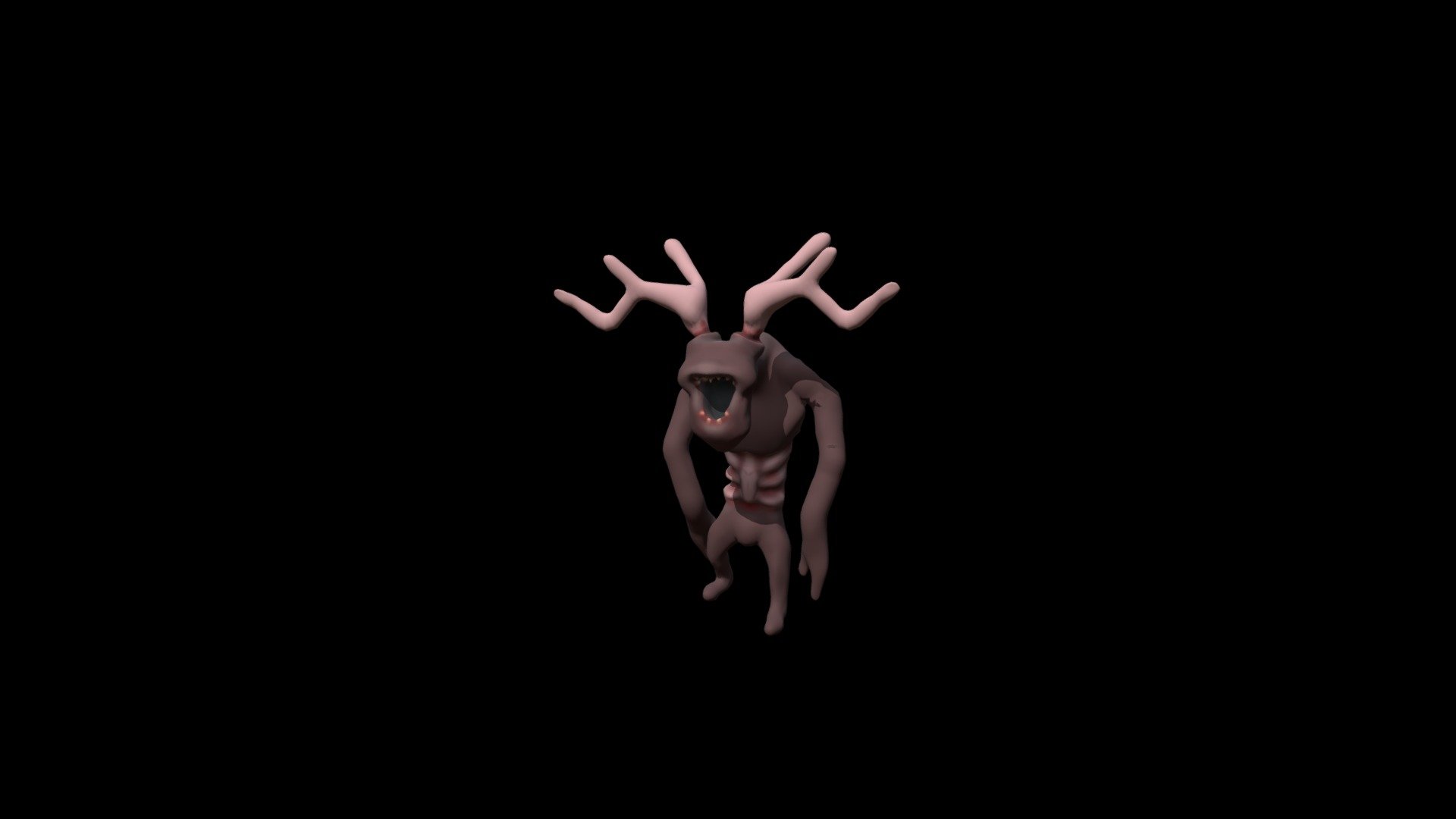 Wendigo animation - 3D model by bthis [795624a] - Sketchfab