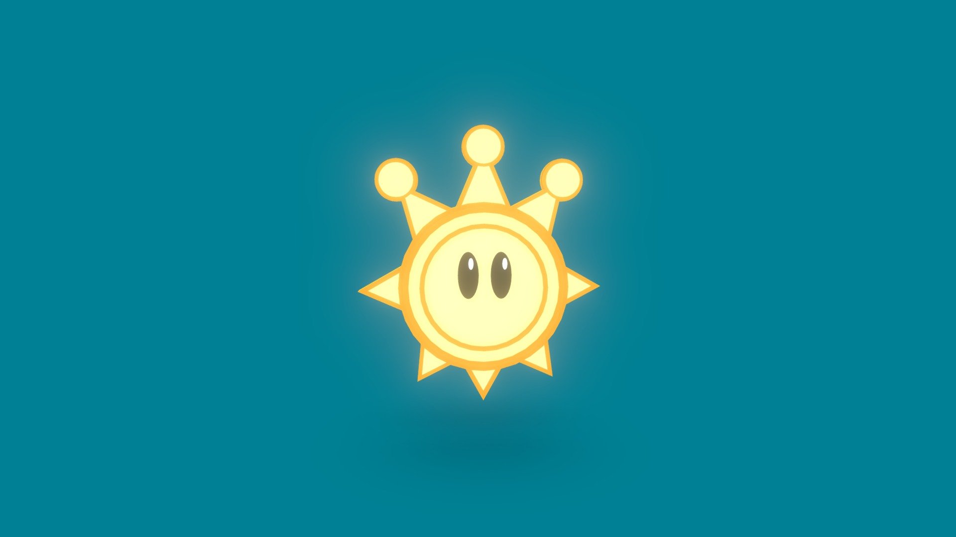 Mario Shine Sprite - Download Free 3D model by Alana G (@alanaguidry05 ...