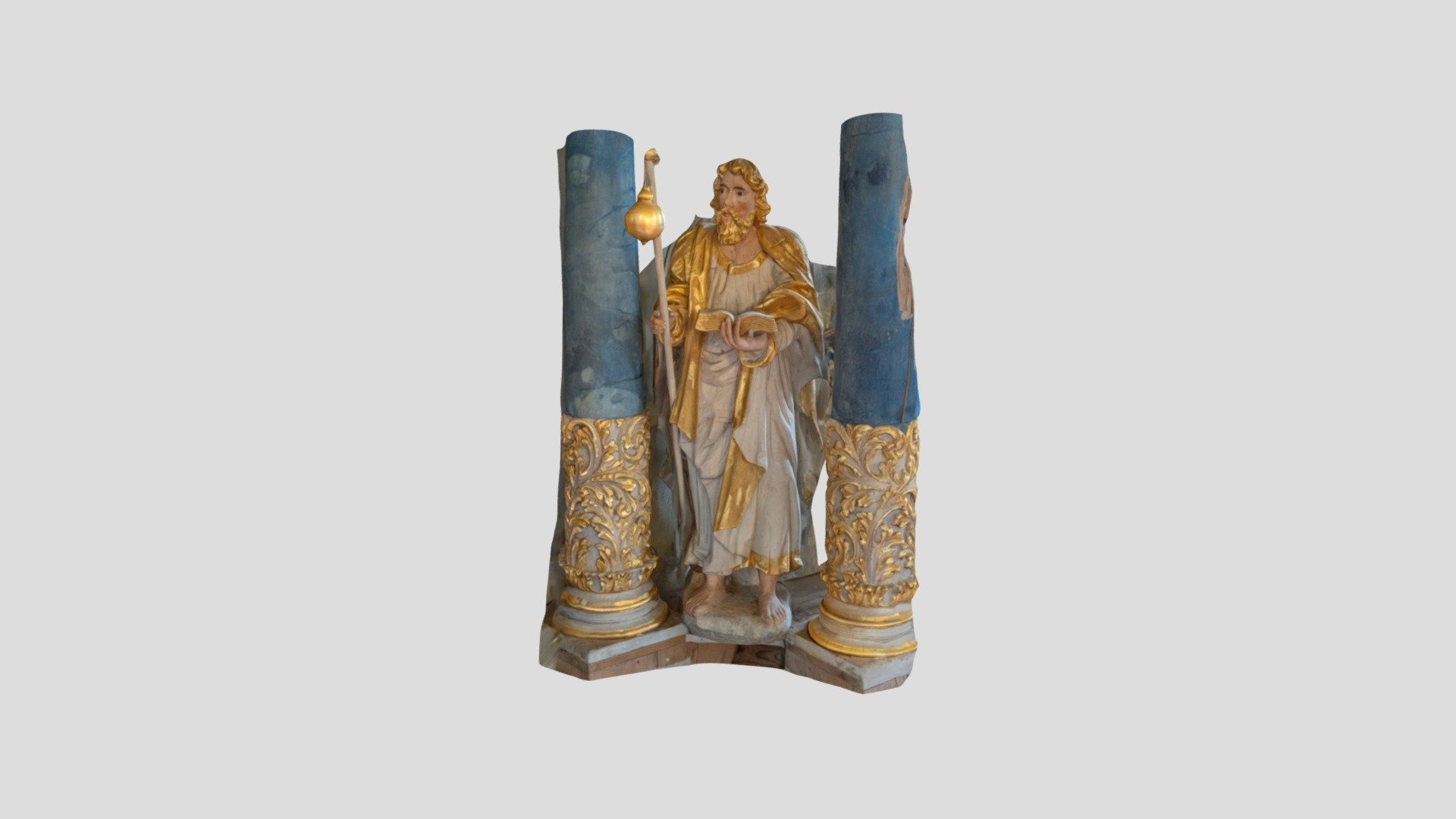 Apostle from Lestene church - 3D model by Art History Latvia ...