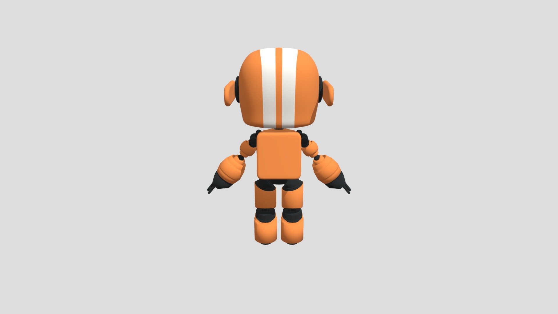 Orange Robot - Download Free 3D model by khang3 [795d025] - Sketchfab