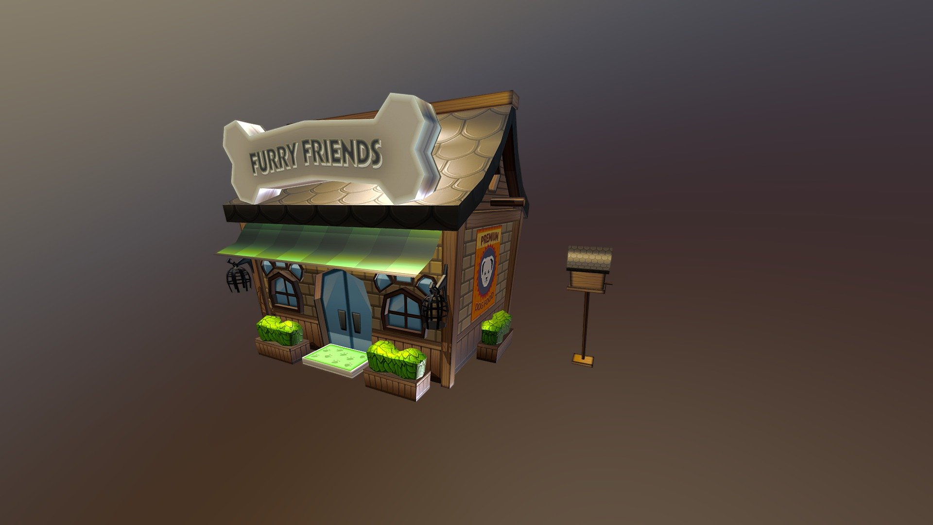 Pet Shop - 3D model by Waxtoucan ( Neil Hewitson ) (@neilhewitson77 ...