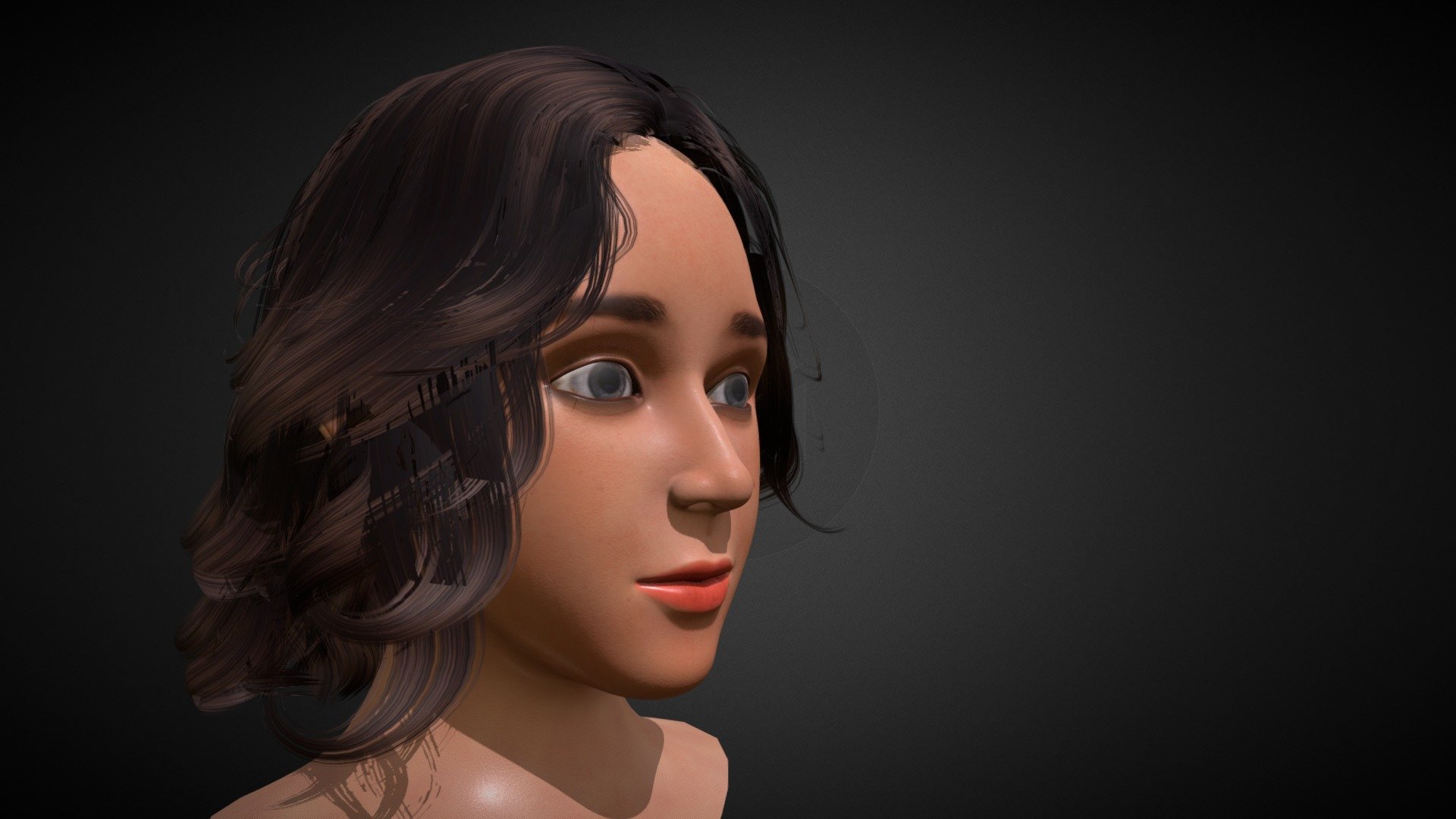Female_Portrait - Download Free 3D model by PurushothamreddyKota ...