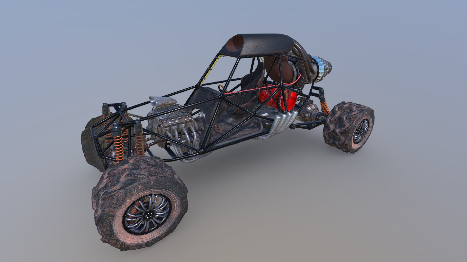 Rocket buggy - Download Free 3D model by Alexey Krivilev (@Alexey ...