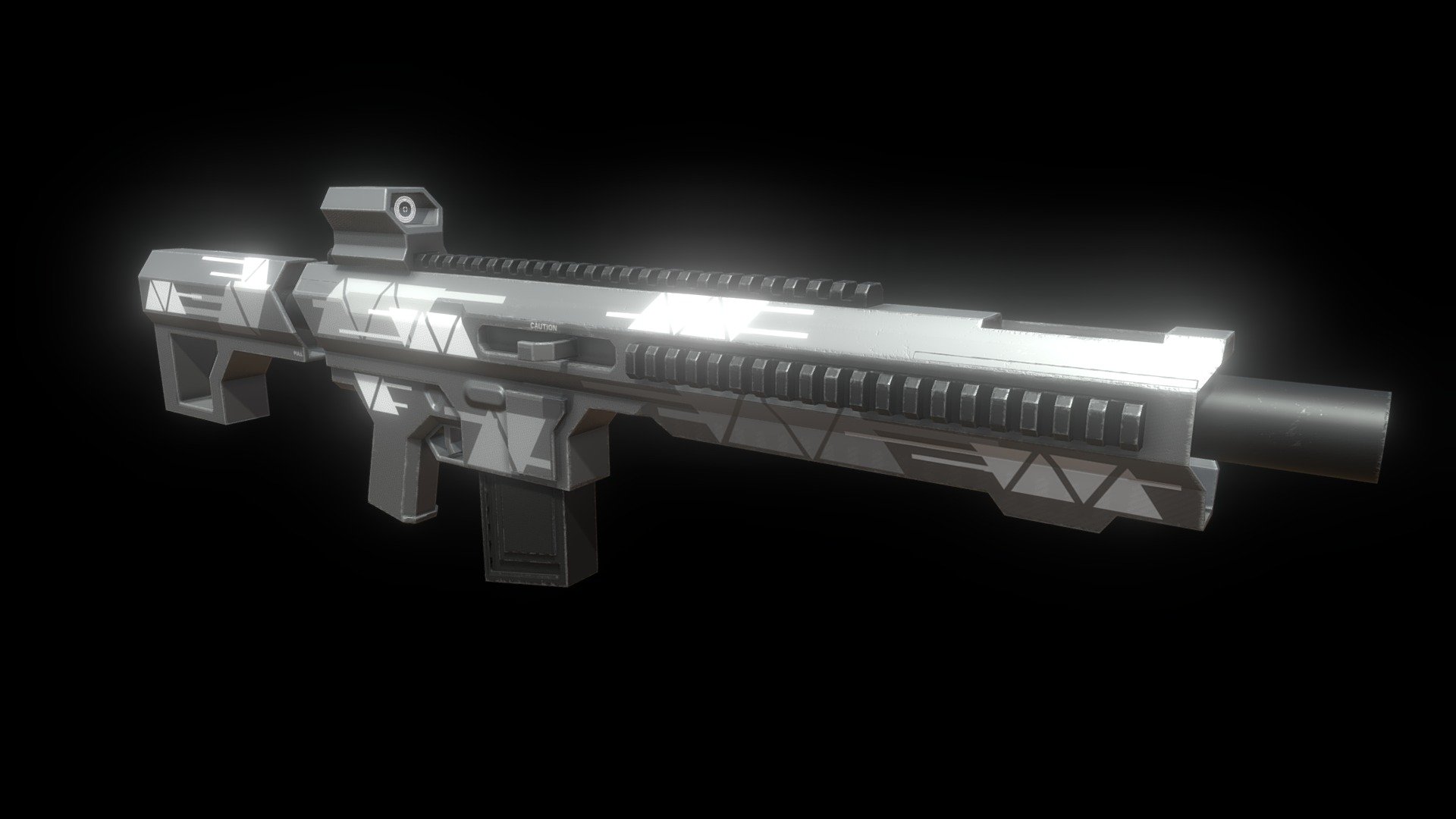 Ghost Syndicate Assault Rifle - Download Free 3D model by Bl4ckGh0st ...