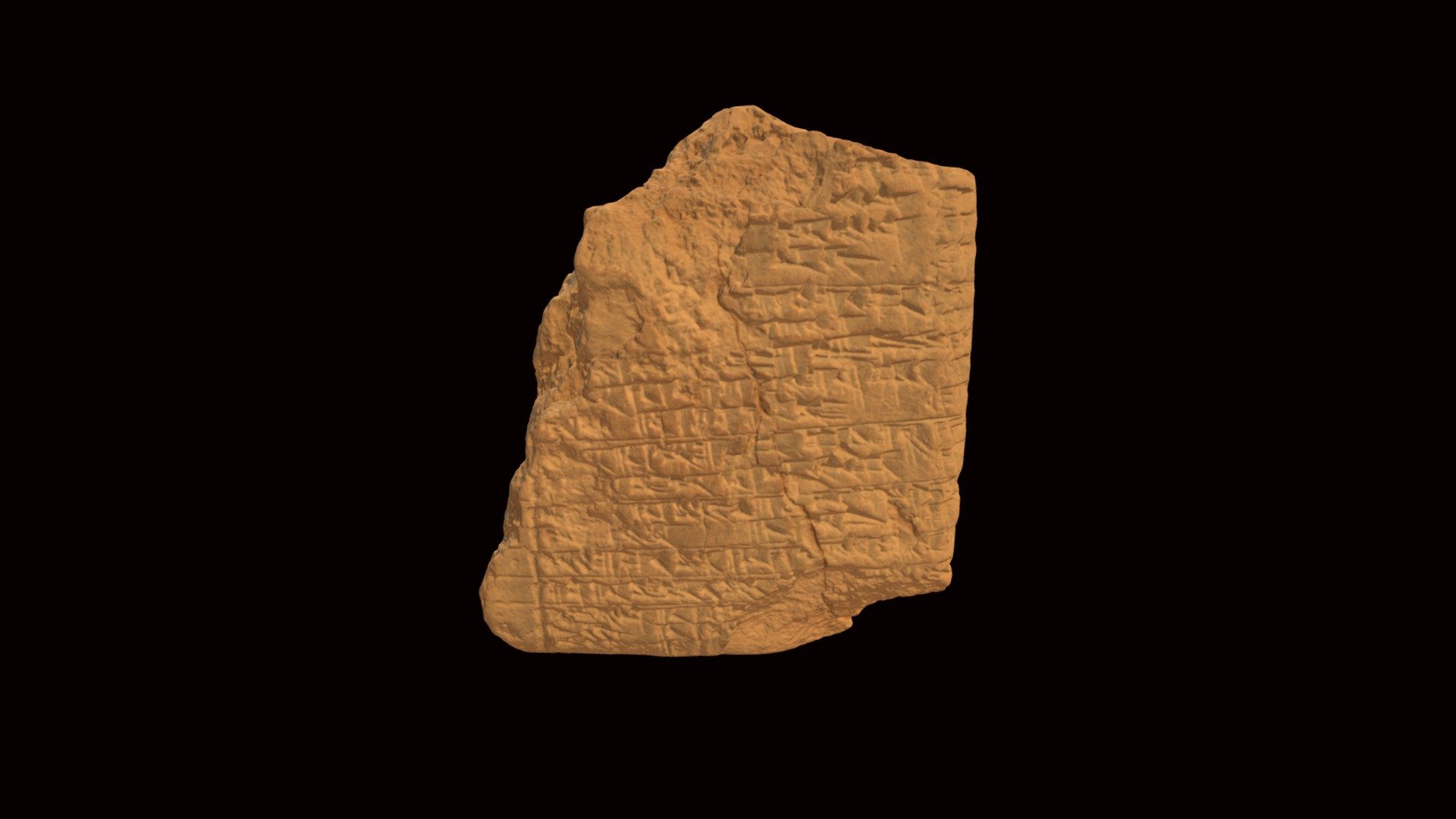 Cuneiform Tablet HMANE1904.6.14 - 3D model by Harvard Museum of the ...