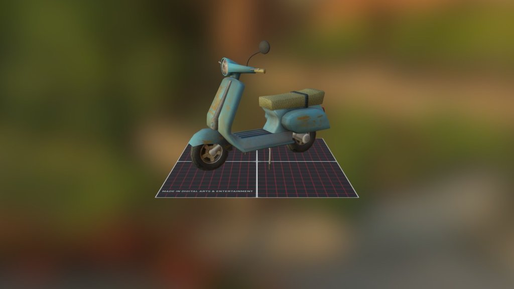 prop_vespa - 3D model by Mike_Verboven [7967746] - Sketchfab