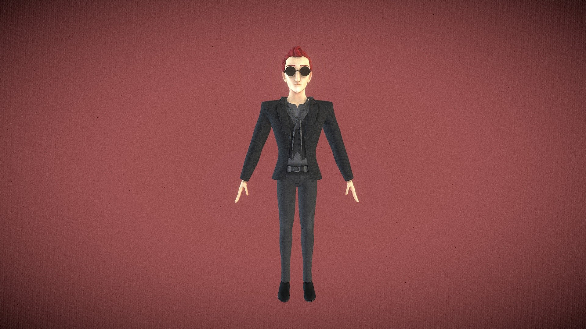 Crowley, Good Omens - 3D model by X_Cherry_Neira_X (@CherryNeira ...
