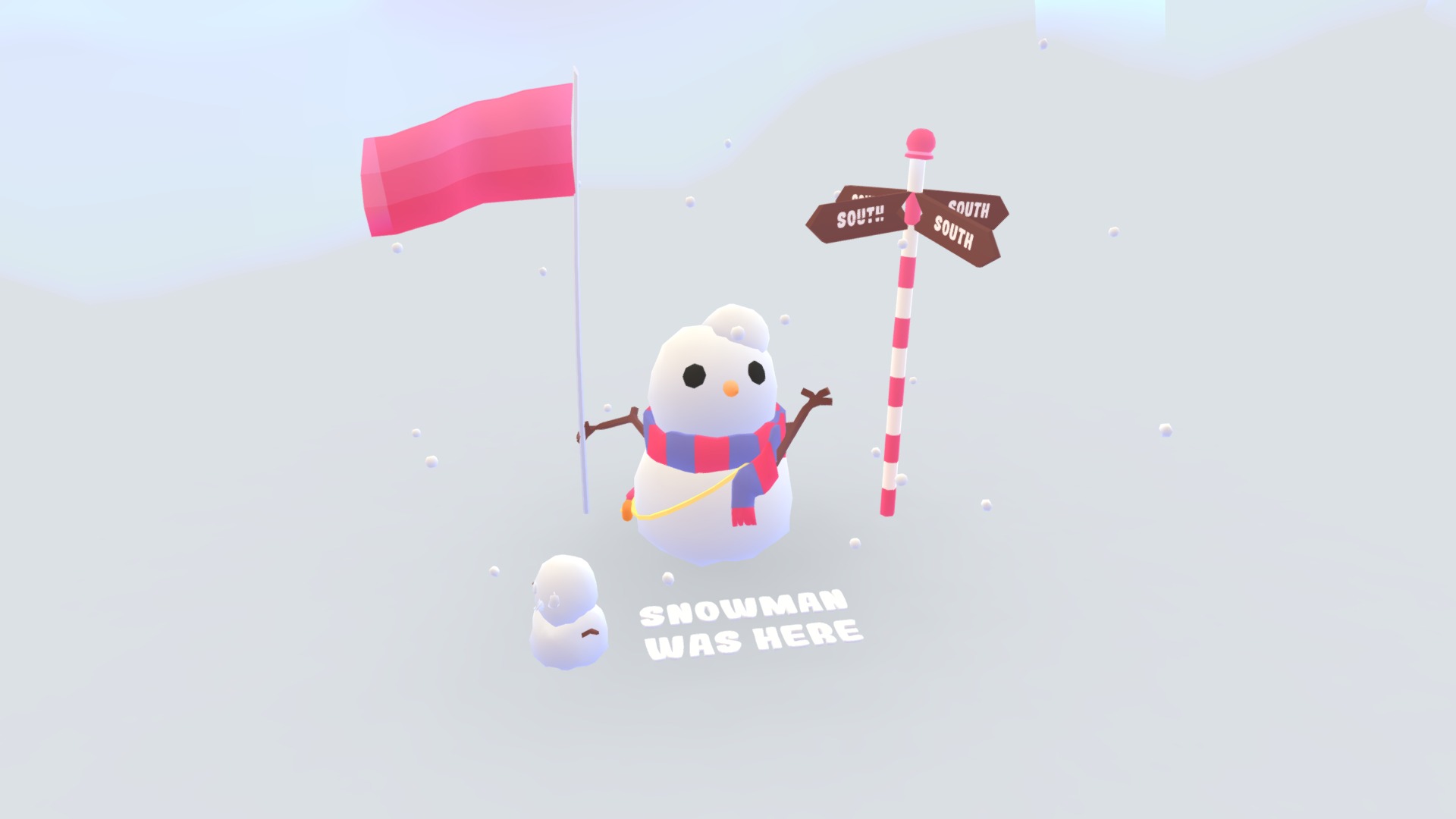 Snowman - North Pole - #3December - 3D model by Omabuarts Studio ...