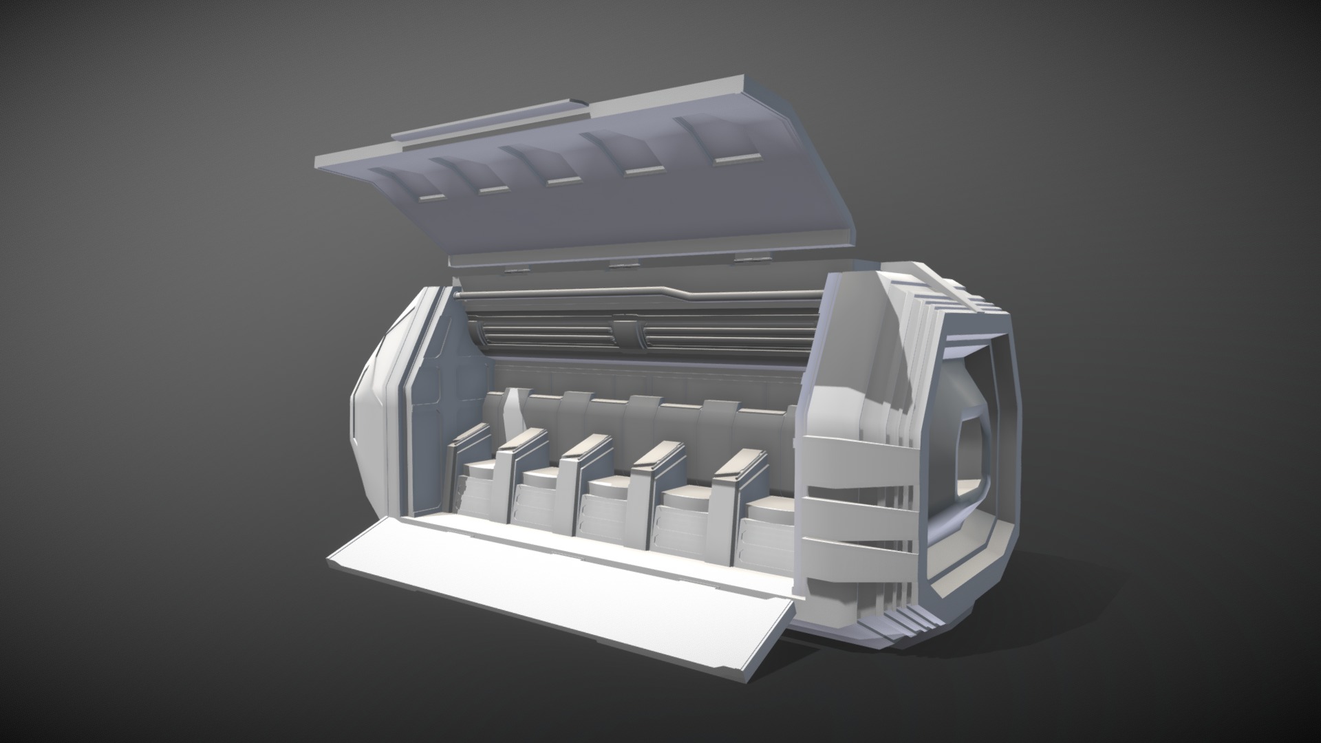 Escape Pod - 3D model by Lauren Zielinski (@lzielinski) [796c83a ...