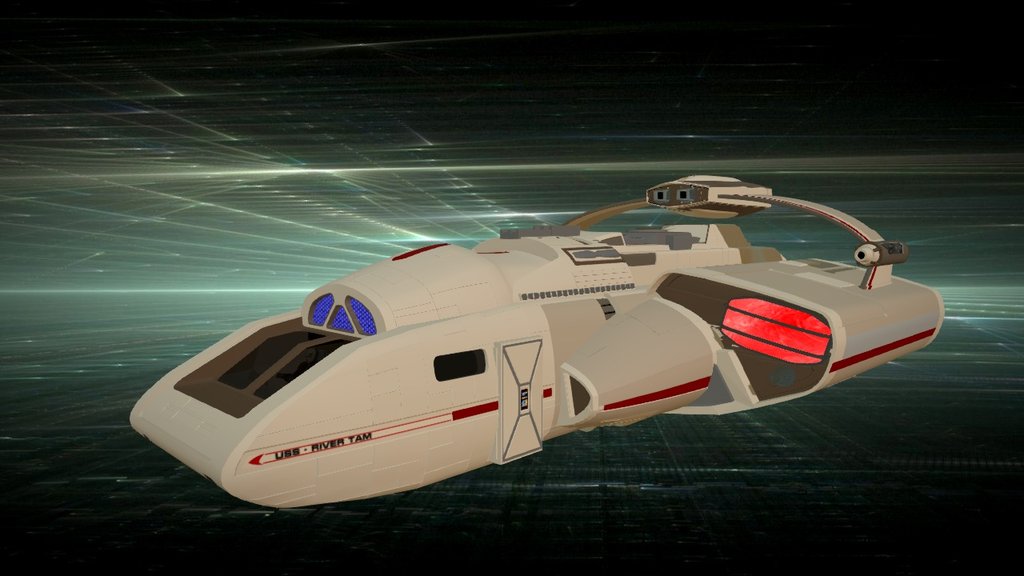 River Tam Shuttle - 3D model by streetlightgraphics [796d9b9] - Sketchfab