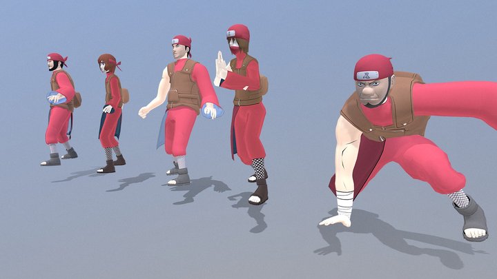 Ninja 3D models - Sketchfab