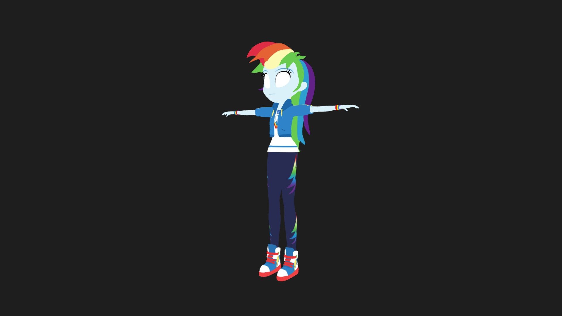 Rainbow Dash - Download Free 3D model by torreylee070 [796eccd] - Sketchfab