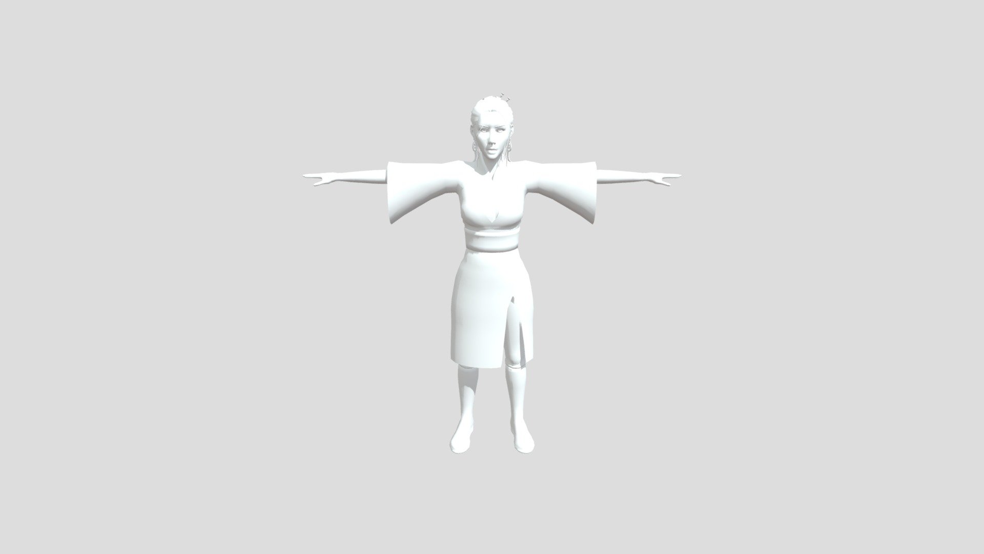 Fantasy Female - Download Free 3D model by Demathias [7970c8d] - Sketchfab